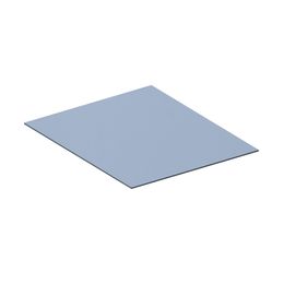 KEUCO Abdeckplatte Edition 11 Art 49031, 400 x 4 x 483 mm Glas blue satin satiniert, 49031330400 49031330400