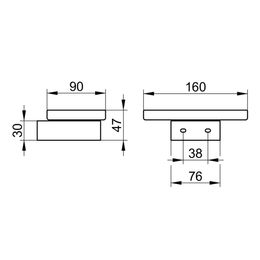 KEUCO Echtkristall-Schale E300, 30055 mattiert, lose, 30055009000 30055009000