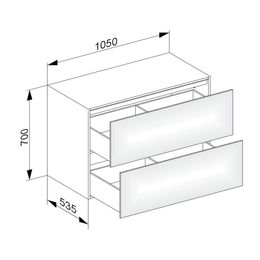 KEUCO Sideboard Edition 11 31325, 31325110000