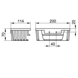 KEUCO Schwammkorb Seifenk&ouml;rbe 24942, 24942010100