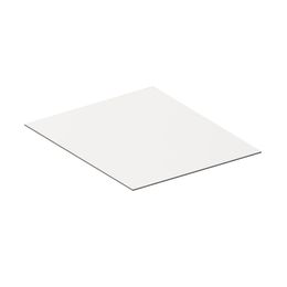 KEUCO Abdeckplatte Edition 11 Art 49031, 400 x 4 x 483 mm Glas wei&szlig; satiniert, 49031310400 49031310400