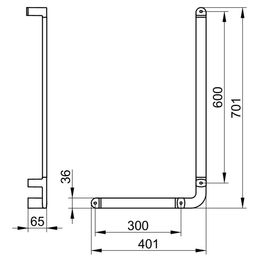 KEUCO Winkelgriff Elegance 31606, verchromt 31606010602