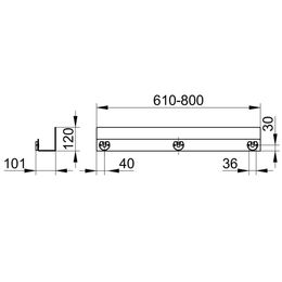 KEUCO Duschablage 24953 auf Ma&szlig;, 24953510200 24953510200