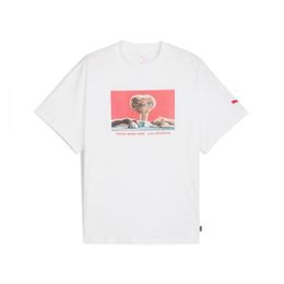 Puma Hoops x E.T. Tee I T-Shirt wei&szlig; in L 633103-01 Puma White