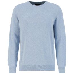 Barbour Pullover Pima Cotton Crew Neck Blue Haze (Gr&ouml;&szlig;e: L)