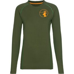 Parforce Active Damen Funktions-Longsleeve Anti-Zecke Oliv (Gr&ouml;&szlig;e: L)