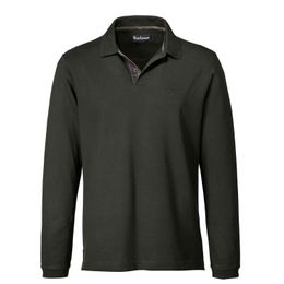 Barbour Langarm-Poloshirt Sports Oliv (Gr&ouml;&szlig;e: M)