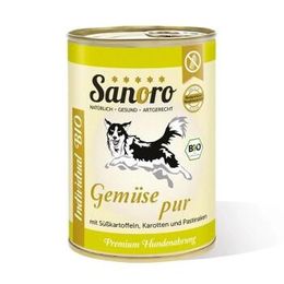 Sanoro BIO Gem&uuml;se Mix Pur aus Bio-S&uuml;&szlig;kartoffel 12x400g