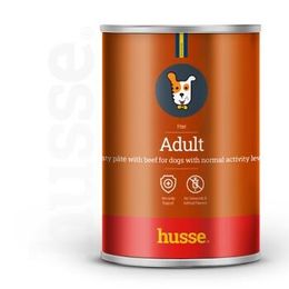 husse Adult Nassfutter Hund Rind 24 Dosen je 400g (9.6 kg)