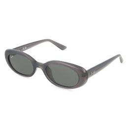 Ray-Ban 0RB4441D | Unisex-Sonnenbrille | Fassung: Vollrand, Pilot, Kunststoff, Grau Transparent | Glasfarbe: Grau