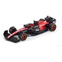 Bburago 18-38085B - Modellauto - F1 Alfa Romeo C43 '23 #77 Bottas (Ma&szlig;stab 1:43)