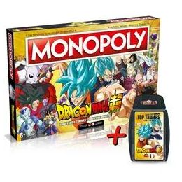 Winning Moves Monopoly Dragon Ball Super (deutsch/franz&ouml;sisch) + Top Trumps