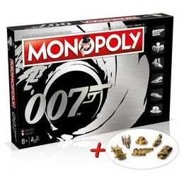 Winning Moves Monopoly - James Bond (Deutsch/Franz&ouml;sisch) + 6 EXTRA Gold Spielfiguren