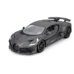 Bburago 18-11101 - Modellauto - Bugatti Divo Carbon (grau, Ma&szlig;stab 1:18)