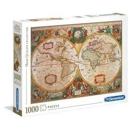 Clementoni - High Quality Collection Puzzle - Alte Karte (1000 Teile)