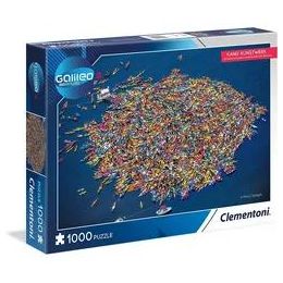 Clementoni - Galileo Big Pictures Puzzle - Kanu Kunstwerk (1000 Teile)