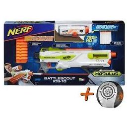 Hasbro B1756EU40 - Nerf - N-Strike Elite Modulus &raquo;Battlescout ICS- 10&laquo; + Neopren Wasserspa&szlig;ball