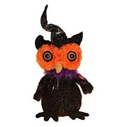 Halloween Dekoration - Eule mit Sound (20cm)