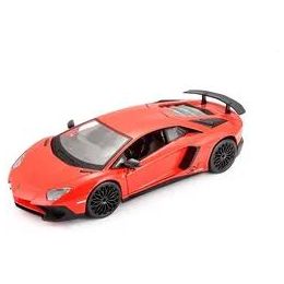 Bburago 18-21079 - Modellauto - Lamborghini Aventador LP 750-4SV (rot, Ma&szlig;stab 1:24)