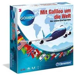 Clementoni - Brettspiel - Mit Galileo um die Welt
