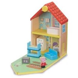 Peppa Wutz Holz Spielzeug - Familienhaus (mit Figuren & Accessoires)