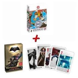 Ass Altenburger DC Spielkarten 2er Set - (DC Originals + Batman v Superman)