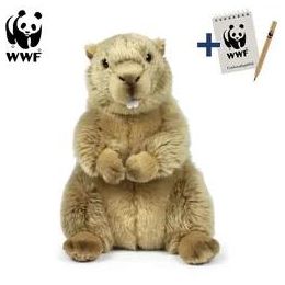 WWF Pl&uuml;schtier Murmeltier (23cm) mit Block und Stift
