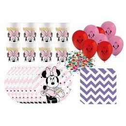 Procos Minnie Maus - Kindergeburtstags-Set (45-teilig)