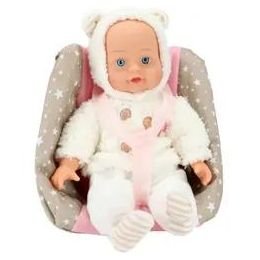 Toi-Toys 02155A - BEAU Babypuppe 33cm in Kindersitz