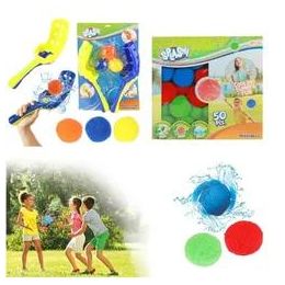 Toi-Toys - SPLASH Wasser Ballfangspiel (2 Fangschaufeln, 3 B&auml;lle) + 50 EXTRA Splashb&auml;lle