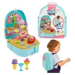 Toi-Toys Eis-Set Rucksack mit Bechern, Kegeln & Zubeh&ouml;r, Spielzeug ab 3 Jahren