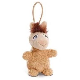 Nici LED Pl&uuml;sch-Handtaschenanh&auml;nger Lama Luis (braun, 9cm)