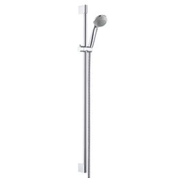 Hansgrohe Crometta 85 Brausegarnitur mit Stange, 1 Strahlart, 27729000,