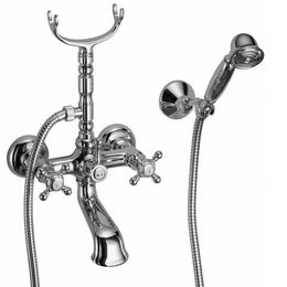 Herzbach Anais Classic Aufputz-Wannenarmatur, Zweigriffmischer, 32.402000.1.01,
