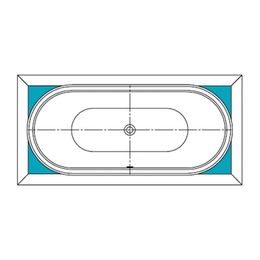 Kaldewei F&uuml;llst&uuml;cke f&uuml;r ovale Whirlwanne, 550000120000,