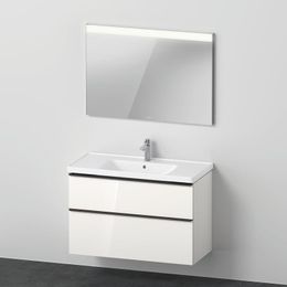 Duravit D-Neo Schrank mit Waschtisch, mit Spiegel, DE011402222,
