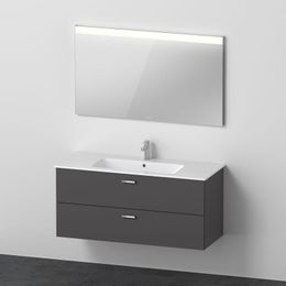 Duravit ME by Starck Waschtisch mit XBase Schrank, mit Spiegel, XB007304949,
