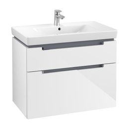 Villeroy & Boch Villeroy & Boch Subway 2.0 Schrank mit Waschtisch, 2 Ausz&uuml;ge, 71758001+A91410DH,