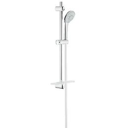 Grohe Euphoria Brausegarnitur mit Stange und Ablage, 3 Strahlarten, 27232001,