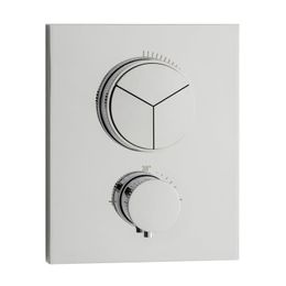 Herzbach LIVING Unterputz-Duscharmatur mit Thermostat, 11.803055.2.01,