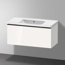 Duravit D-Neo Schrank mit Waschtisch, 1 Auszug, 2367100060+DE42560BD220000,