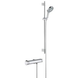 Grohe Grohtherm 2000 Aufputz-Duscharmatur mit Thermostat, 34482001,