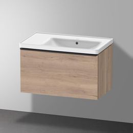 Duravit D-Neo Schrank mit Waschtisch, 1 Auszug, 2369800060+DE42550BD550000,