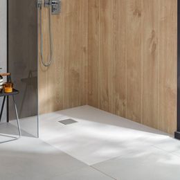 Villeroy & Boch Villeroy & Boch Embrace Rechteck-Duschwanne, Komplett-Set, UDA1690EMB2V-RW,