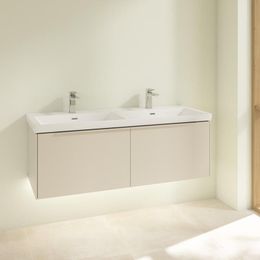 Villeroy & Boch Villeroy & Boch Subway 3.0 Schrank mit Doppelwaschtisch, 2 Ausz&uuml;ge, 4A71D5R1+C567L2VN,