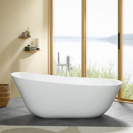 Villeroy & Boch Villeroy & Boch Theano freistehende Badewanne, oval, UBQ170ANH7F200V-RW,