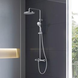Duravit Shower Systems Aufputz-Duschsystem mit Wanneneinlauf, Thermostat, TH5280008010,