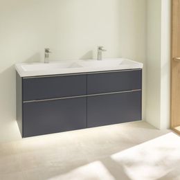 Villeroy & Boch Villeroy & Boch Subway 3.0 Schrank mit Doppelwaschtisch, 4 Ausz&uuml;ge, 4A71D101+C568L0VQ,