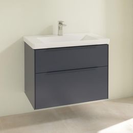 Villeroy & Boch Villeroy & Boch Subway 3.0 Schrank mit Waschtisch, 2 Ausz&uuml;ge, 4A708101+C57402VQ,