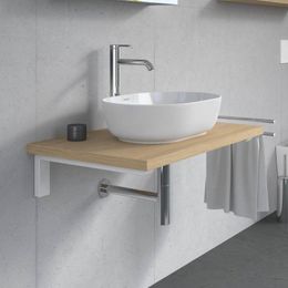 Duravit Plinero Konsolenplatte mit Luv Waschtisch, 0379502600+PL8202030300000+2#BN000001,